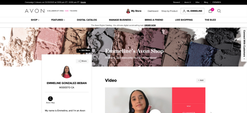 How to edit your Avon online store | Fierce and Radiant Trainings