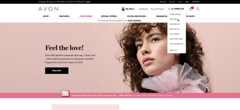 How to find your avon rep account number